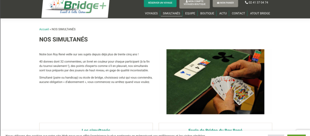 Résultats Bridge Le Roy René pour les passionnés - Bonne Info